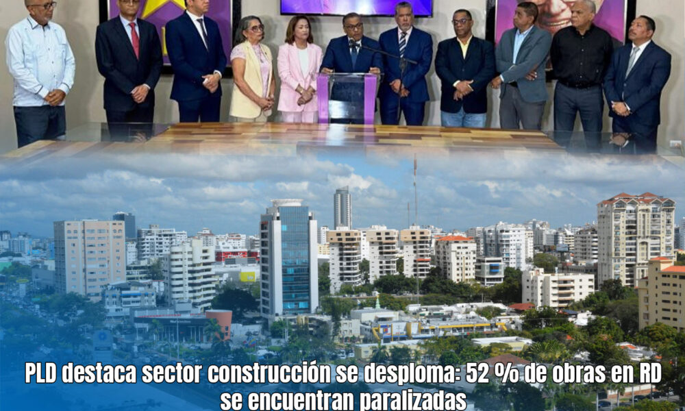 PLD destaca sector construcción se desploma: 52 % de obras en RD se ...